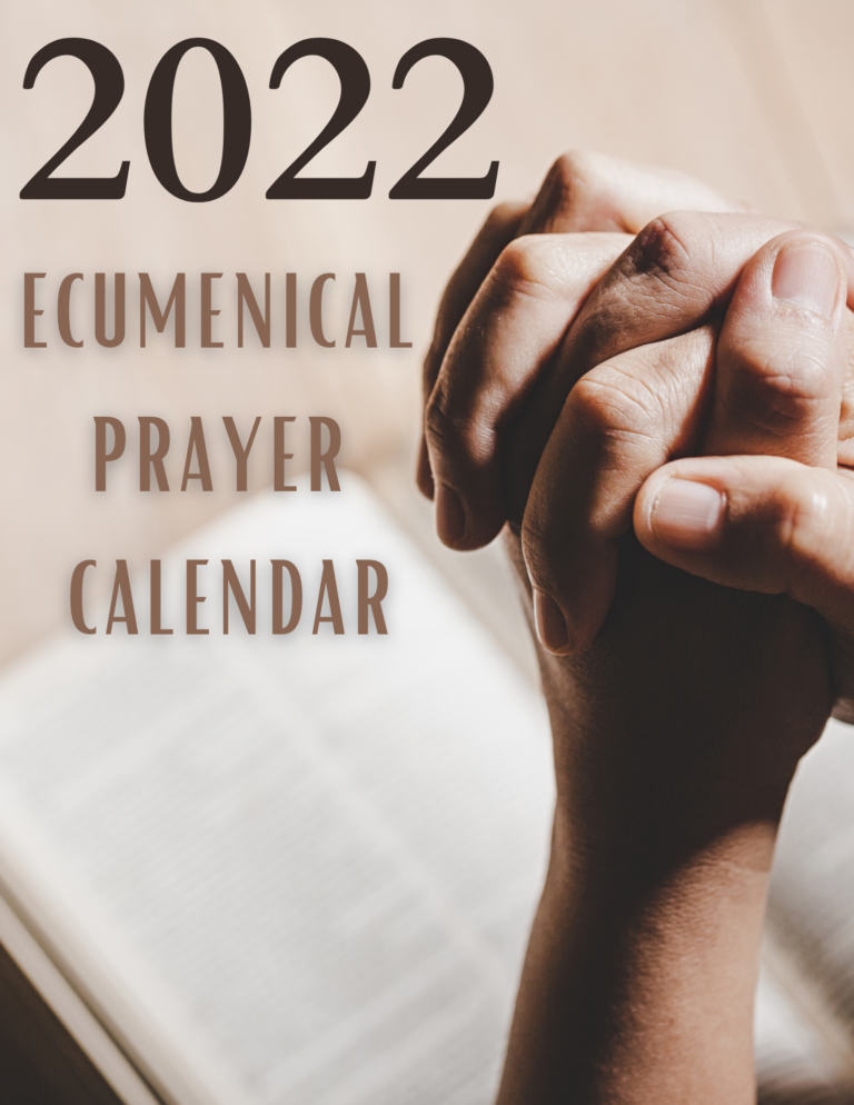2022 Ecumenical Prayer Calendar - NC Council of Churches